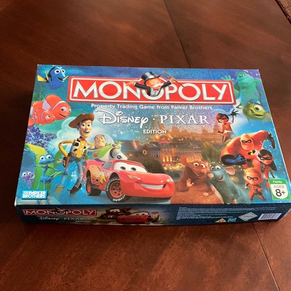 Hasbro | Games | Hasbro Parker Brothers Monopoly Disney Pixar Edition ...